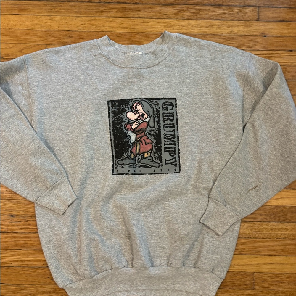 Vintage Grumpy Disney Crewneck Rare 1980’s Super Clea… - Gem